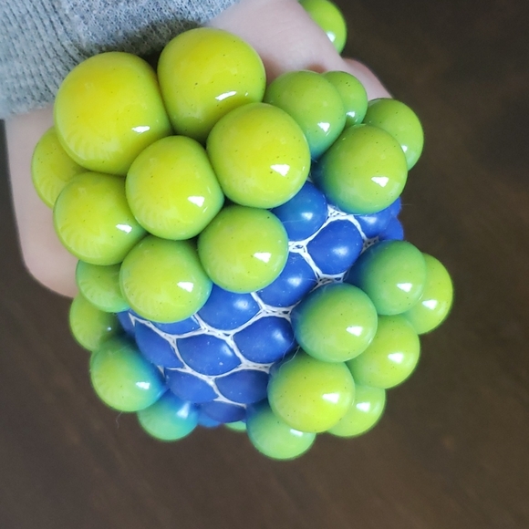 Toys | Mesh Blue Stress Ball | Poshmark